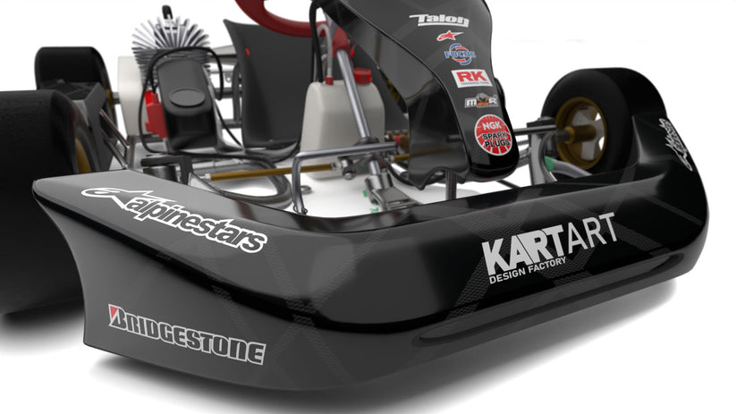 Premium Go Kart graphics : Kart Art : custom kart sticker kits
